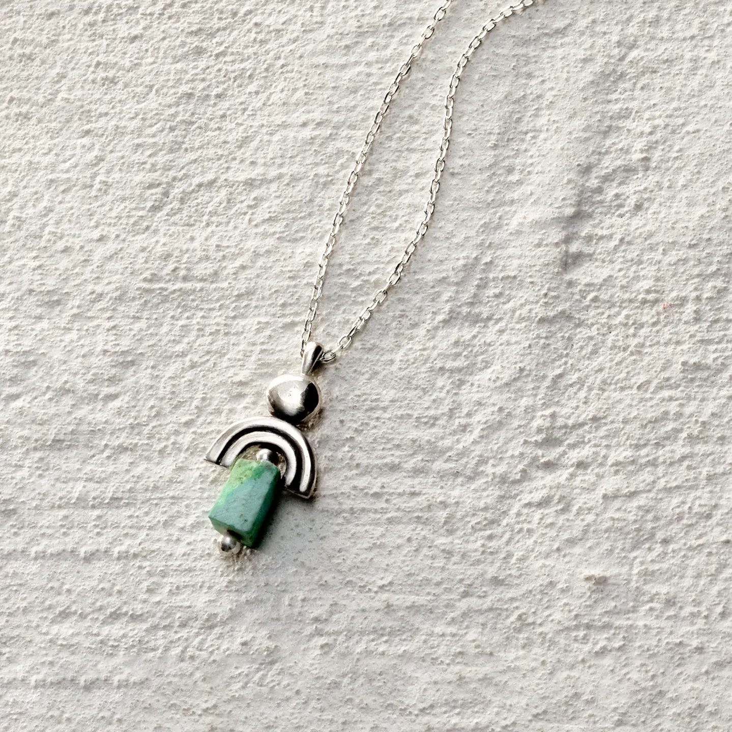 Ensage Tokyo Amulet of Wind Arch Necklace - 925 Sterling Silver | Natu ...